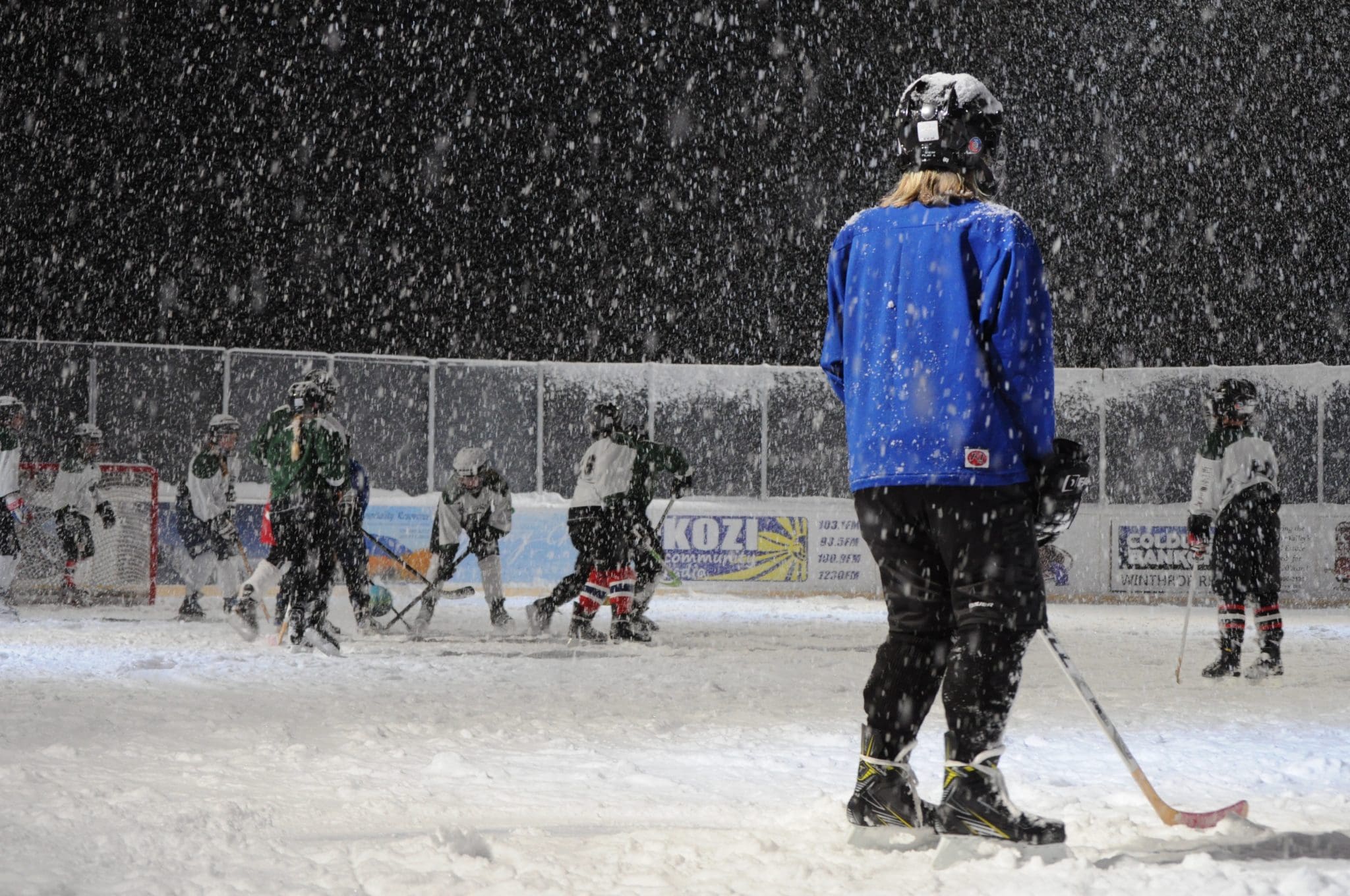 Ice Rink Open for Winter in Winthorop Washington
